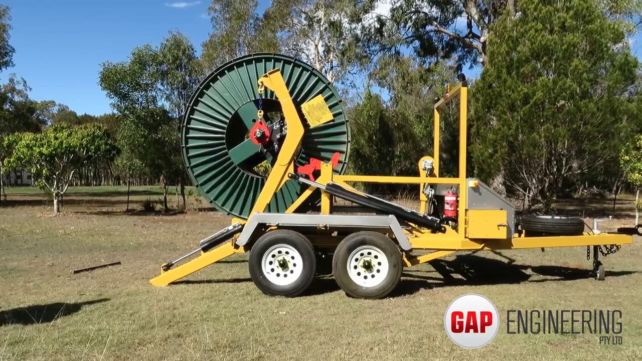 GAP Engineering 3 Ton Remote Controlled Cable Trailer - YouTube