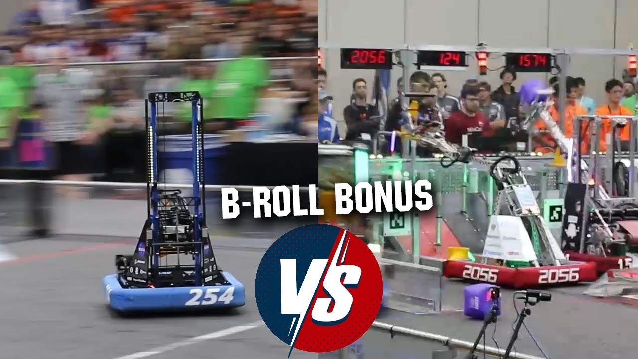 B-Roll Bonus | 2056 OP Robotics vs 254 The Cheesy Poofs | Archimedes ...