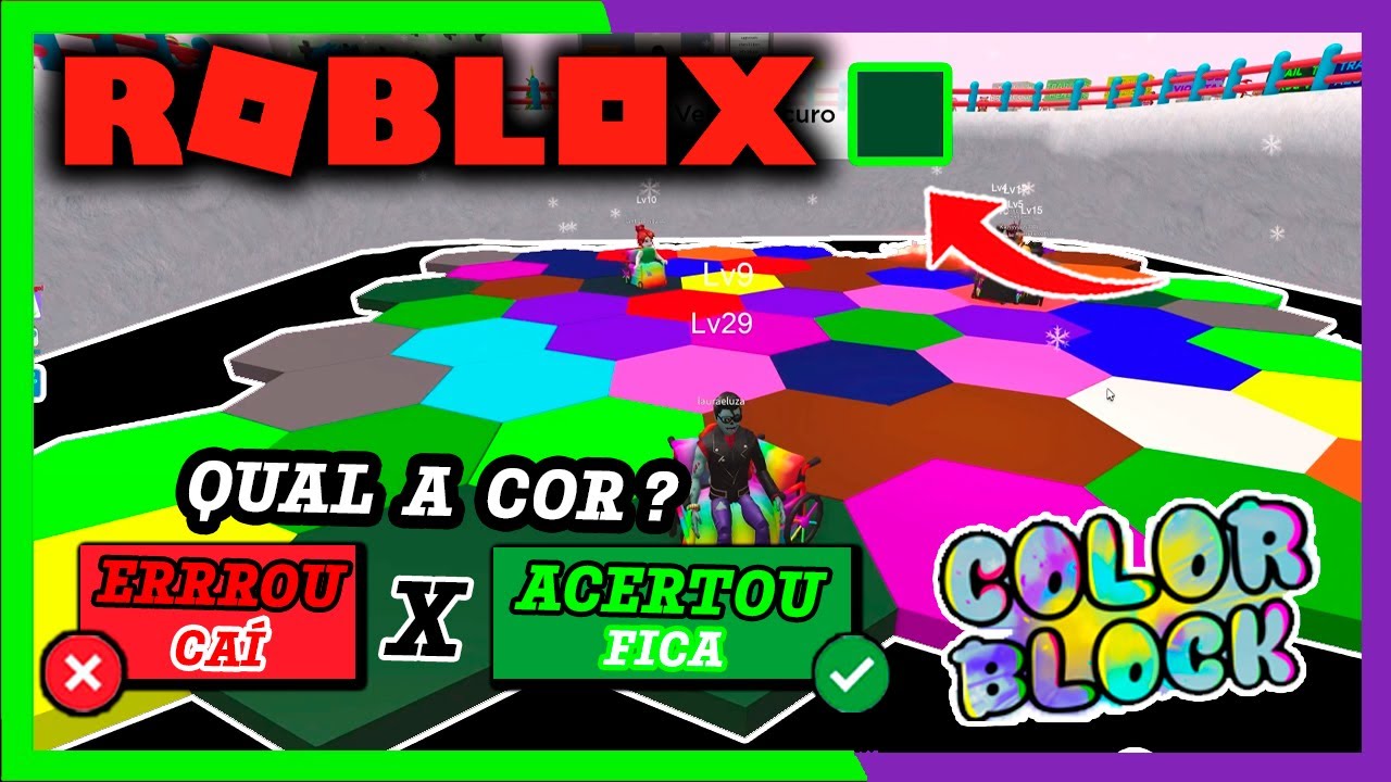 Color-Block | o GRANDE DESAFIO de SOBREVIVER acertando a COR ...