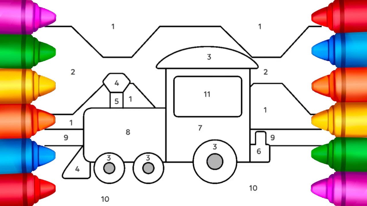 Belajar Mewarnai Gambar Mainan Anak PAUD dan TK - YouTube