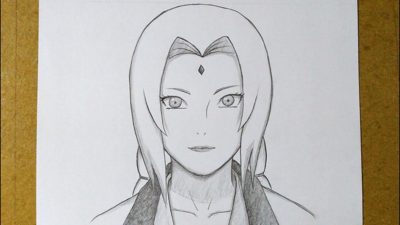 How to Draw Lady Tsunade [Naruto] - YouTube