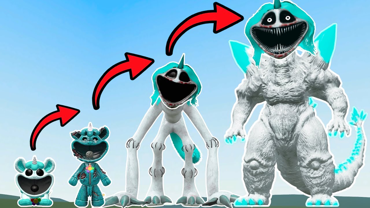 EVOLUTION CRAFTYCORN GODZILLA ULTIMATE ! POPPY PLAYTIME CHAPTER 3 in ...