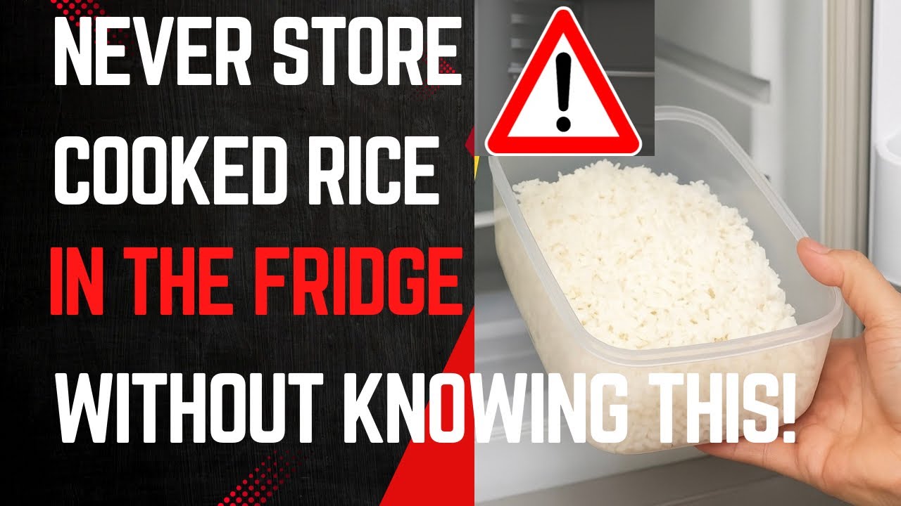Never Store Cooked Rice in the Fridge Without Knowing THIS! ⚠️ Hidden ...