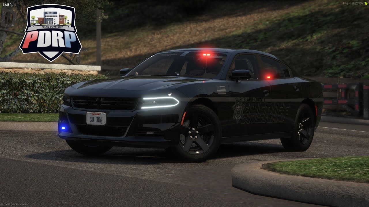PDRP | Ghosted Dodge Charger | Blaine County Sheriff | #fivem - YouTube