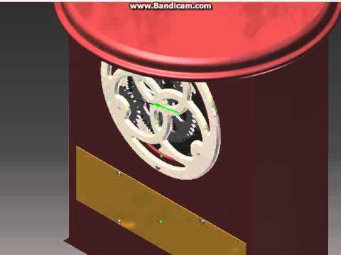AutoDesk Inventor Clock Animation - YouTube