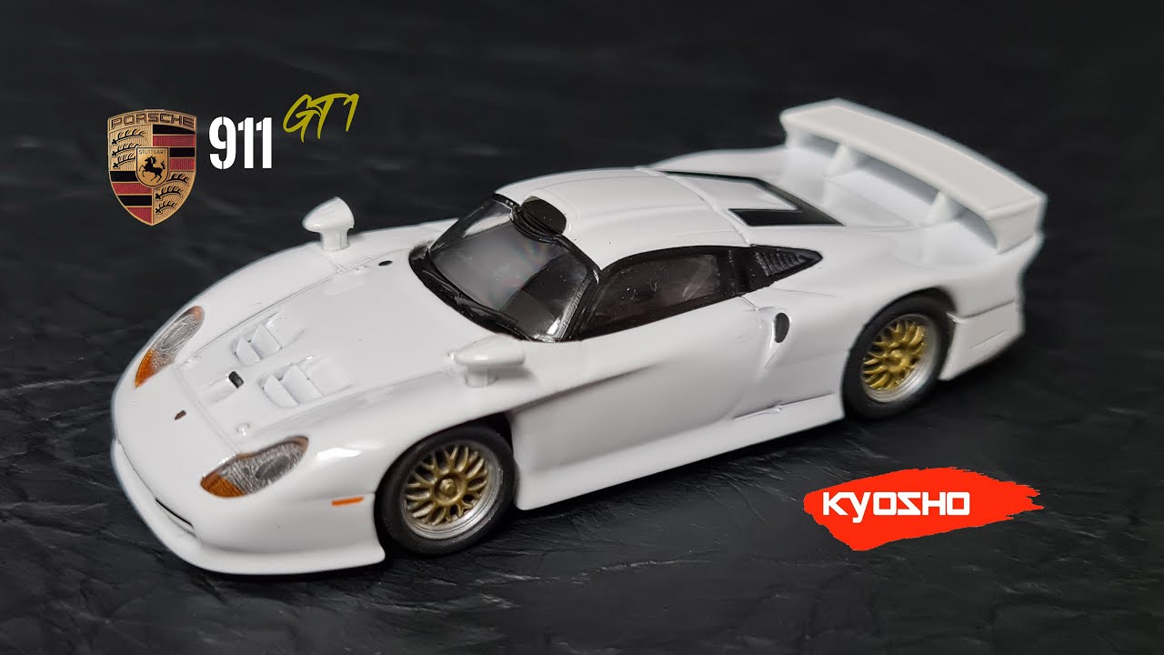 Kyosho Porsche 911 GT1 1/64 scale - YouTube