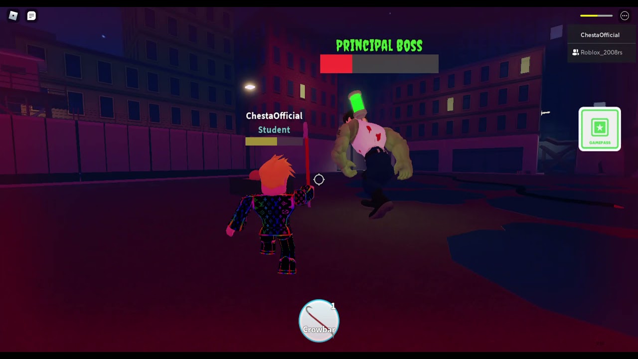 roblox principal boss fight - YouTube