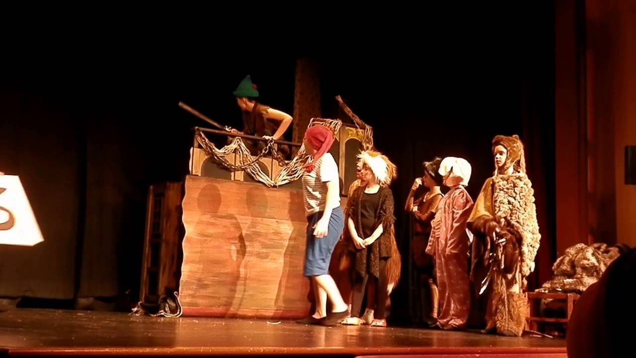 Unique Destiny - as Peter Pan - sword fighting scene - YouTube