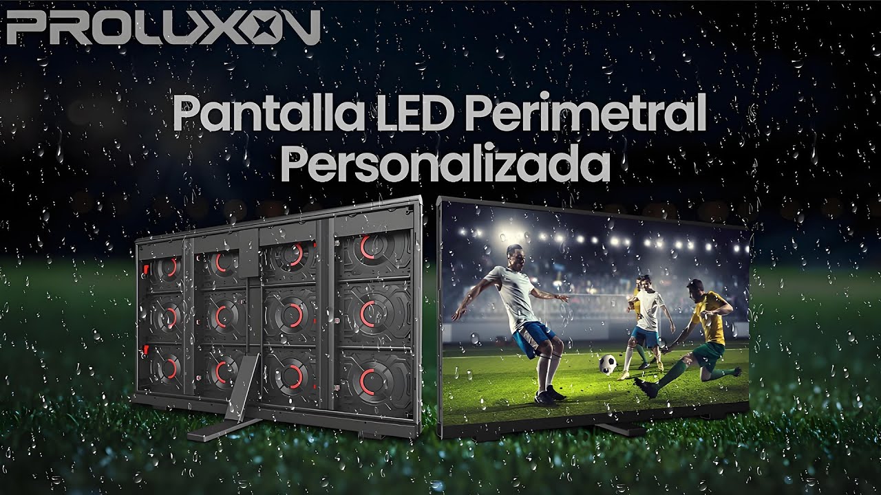 Pantalla LED Perimetral Personalizada para Estadio de Fútbol Modelo P10 ...