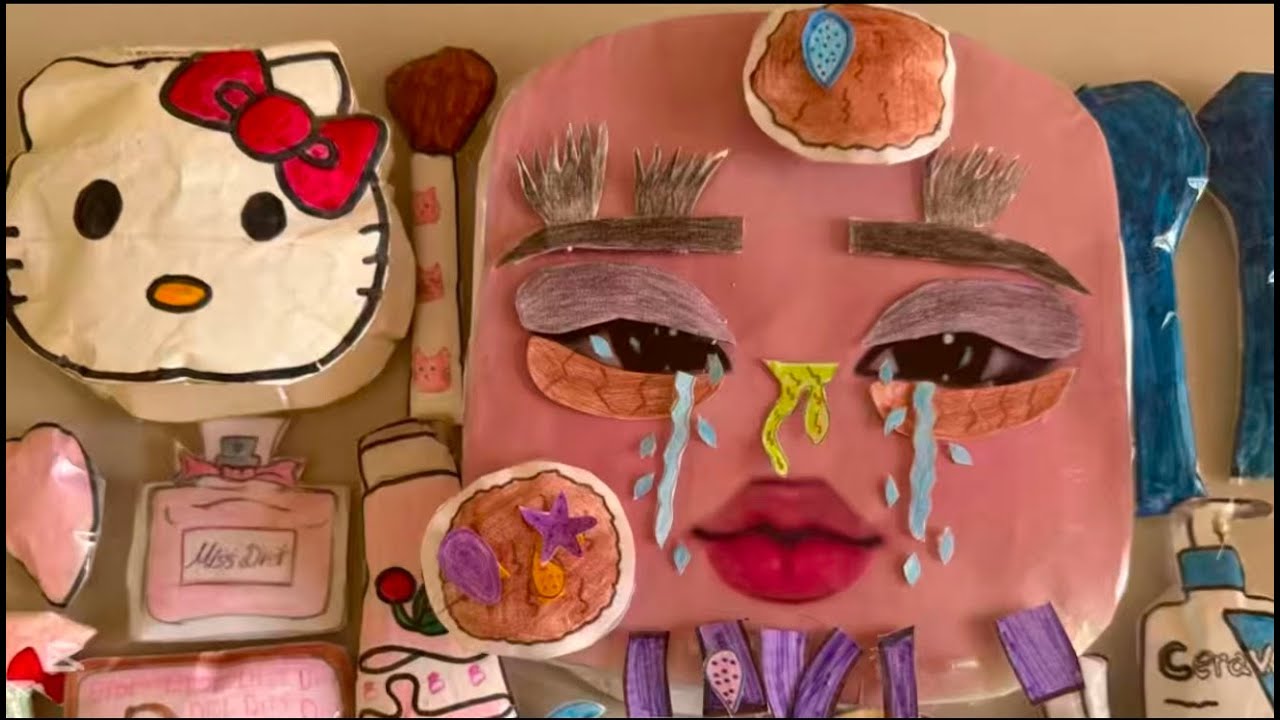 “Unboxing Roblox Paper Makeup 💄 ROBLOX MAKEUP ASMR So Satisfying It ...