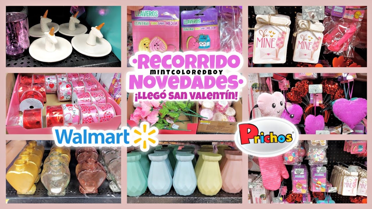 Recorrido en WALMART y PRICHOS ¡Llegó San Valentín 2023! Novedades y ...