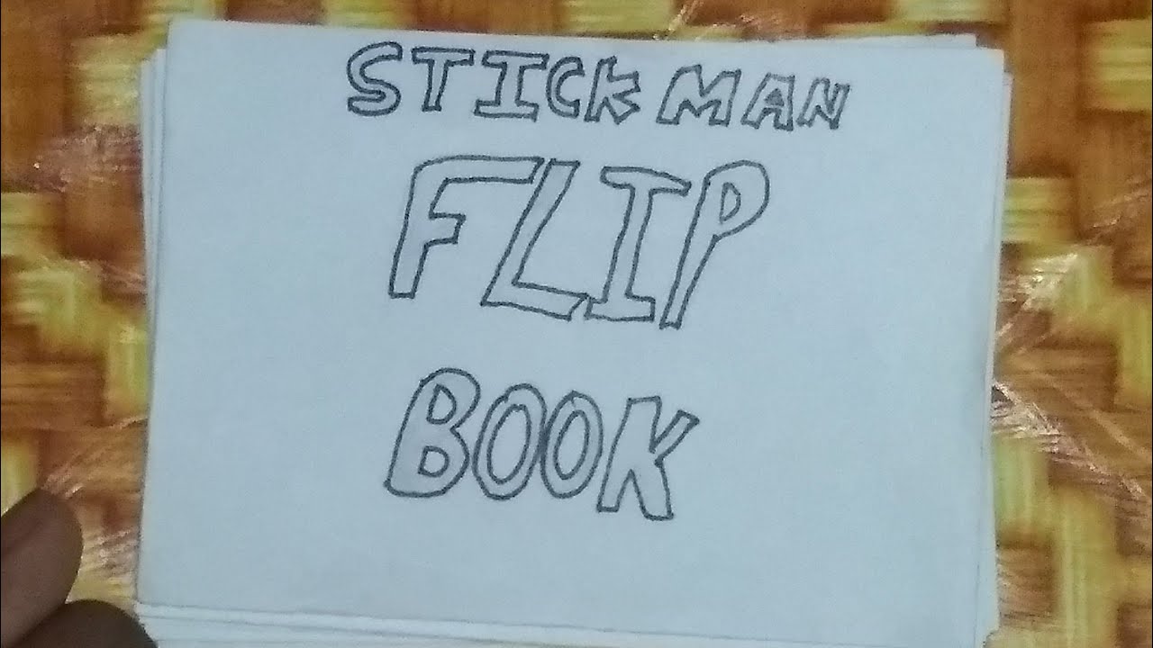 Stickman flip book || draw series - YouTube