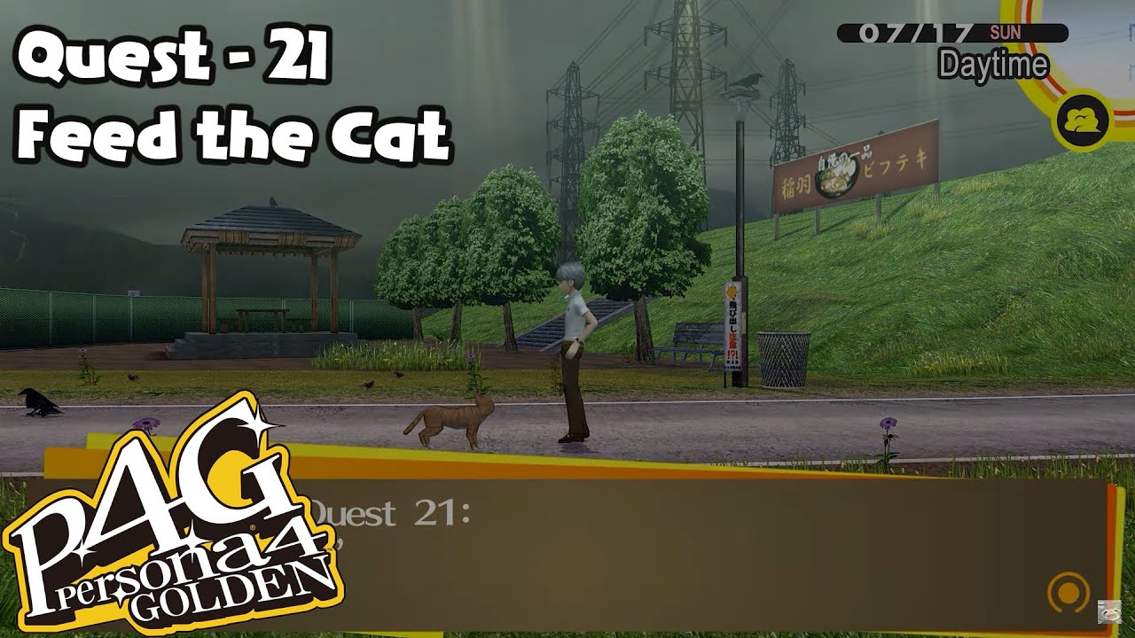 Persona 4 Golden | Request 21 - Feed the Cat - YouTube