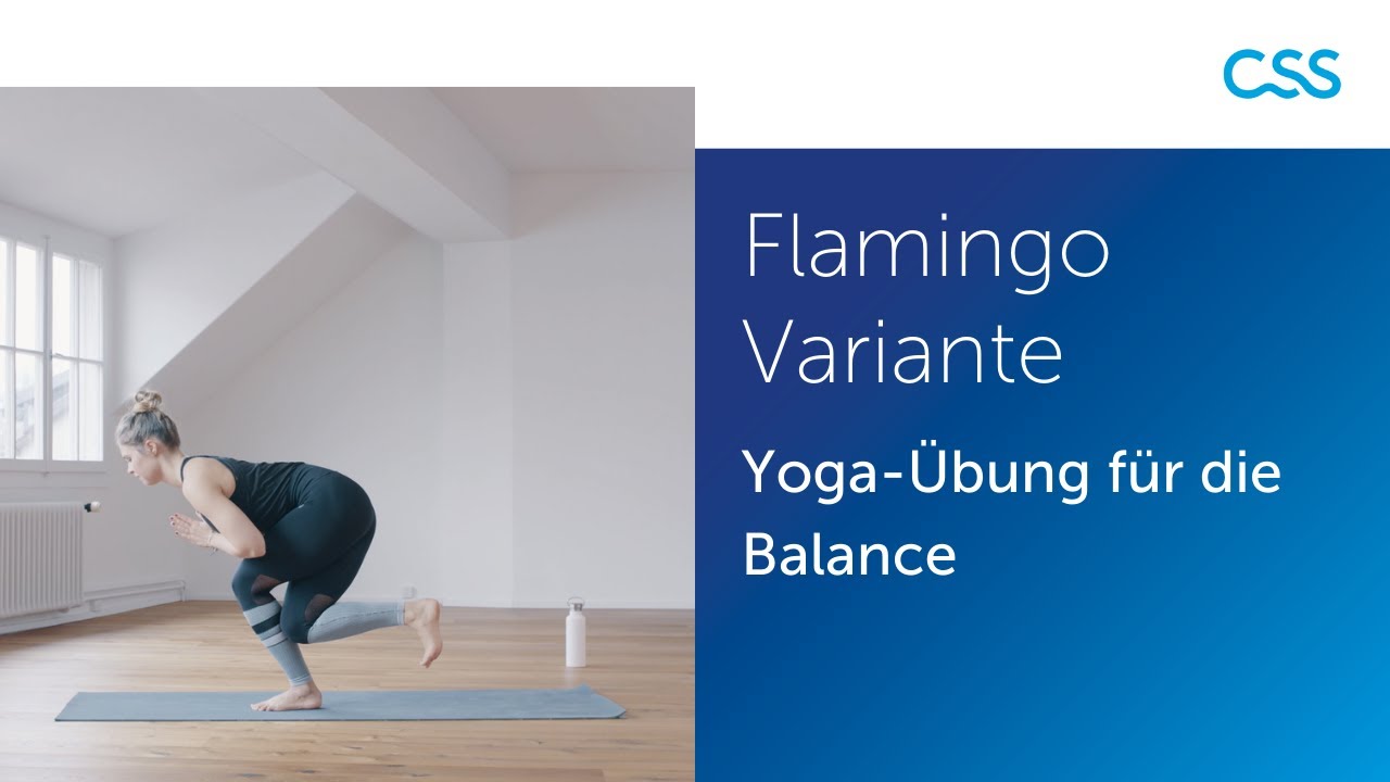 Flamingo Variante | Yoga Balance Übung 5/6 - YouTube