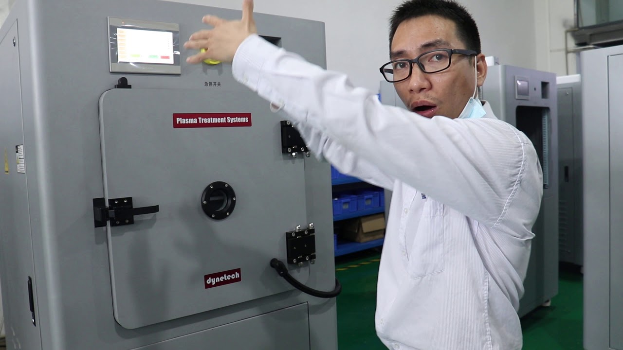 1/5 Sample testing of vacuum plasma cleaning and machine introduction ...