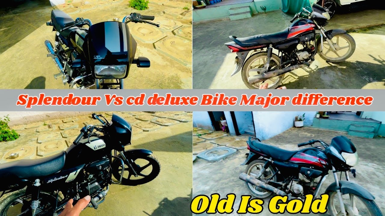 Old is Gold | Splendour Bs 6 Vs Cd Deluxe Old Model Bike manufacturing ...