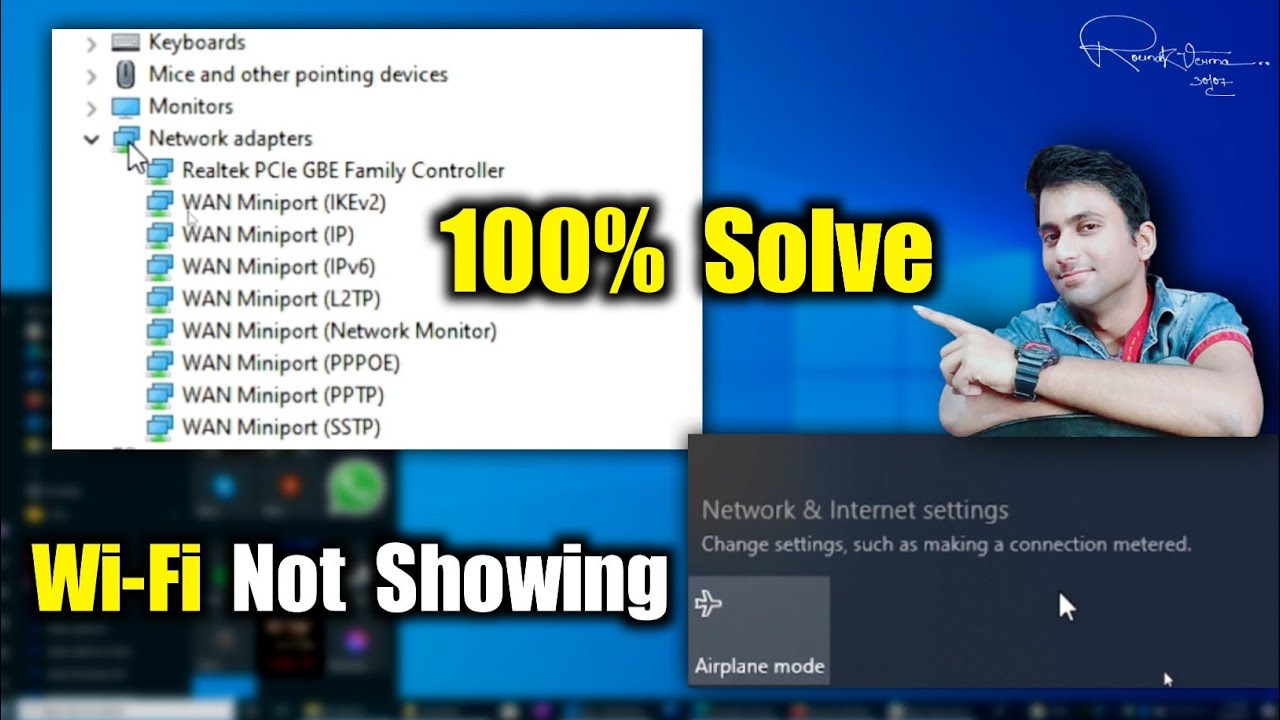 How to solve Wi-Fi Not showing Problem | 100% Fixed !! Try Now - YouTube