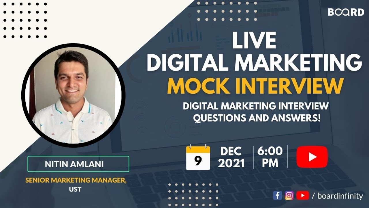 Live Digital Marketing Mock Interview! | Digital Marketing Interview ...