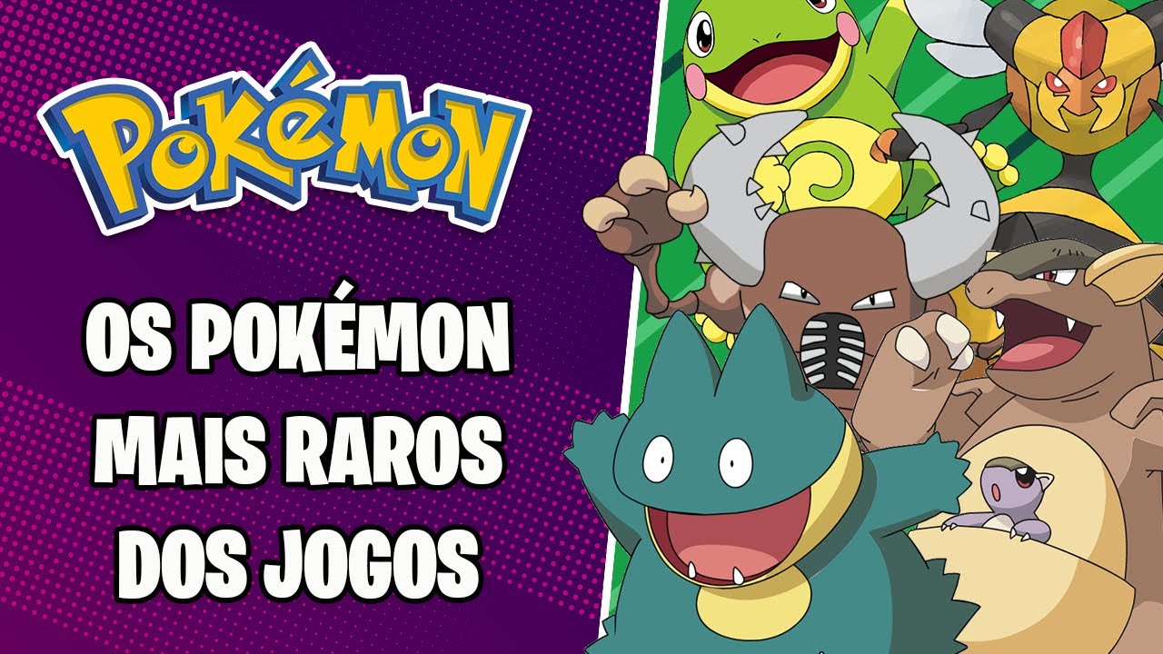 Os Pokémon Mais Raros dos Jogos - YouTube