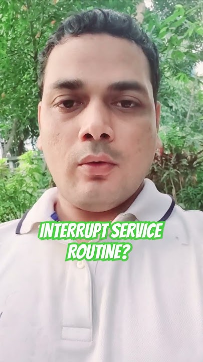 What is Interrupt Service Routine? #operatingsystem #program #function ...