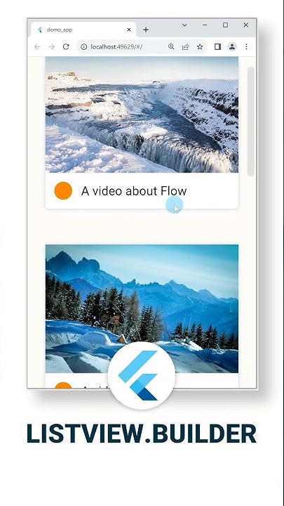 Listview.builder() in Flutter - how to use it. - YouTube