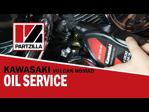 Kawasaki Vulcan 1600 Oil Change | 2006 Kawasaki Vulcan Nomad Oil Change ...