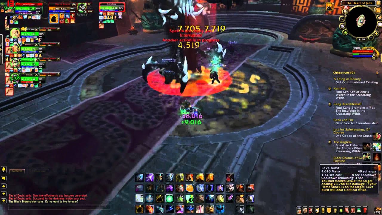 WoW MoP - Sha of Doubt Bossfight - YouTube