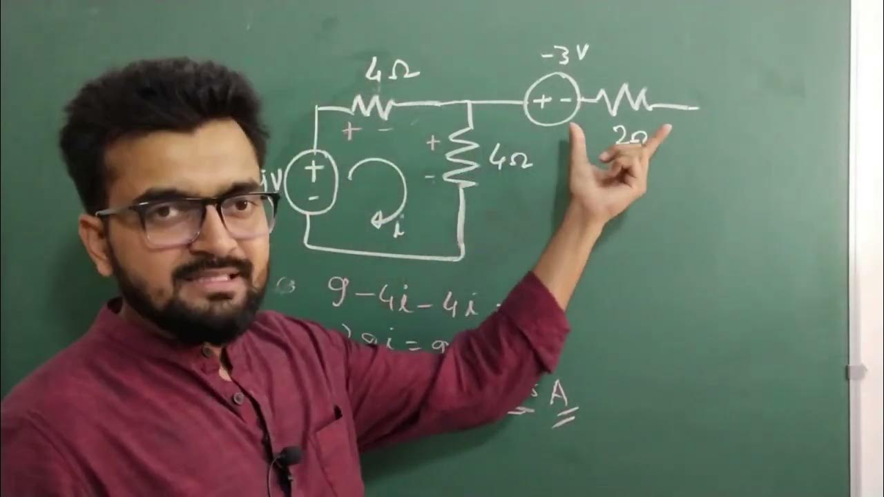 KVL Example - Lecture 3 | Network Theory | GATE | JEE - YouTube