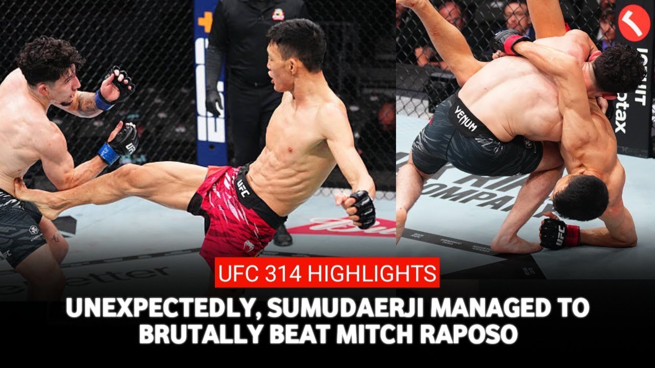 UFC 314 results: Sumudaerji Scores Split Decision Win Over Raposo - YouTube