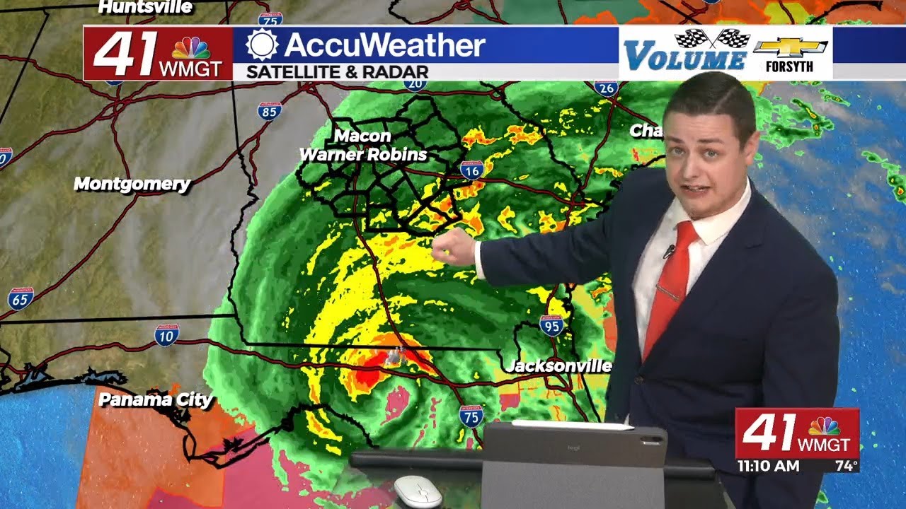 WATCH: 1:30pm Hurricane Idalia 41NBC AccuWeather Update - YouTube