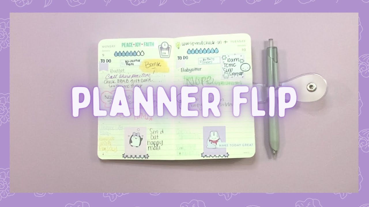 💜 DAILY POCKET MOLESKINE FLIP | PLANNER FLIP THRU | LOW SPEND CHECK IN ...