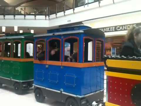 Train ride at Florence mall - YouTube