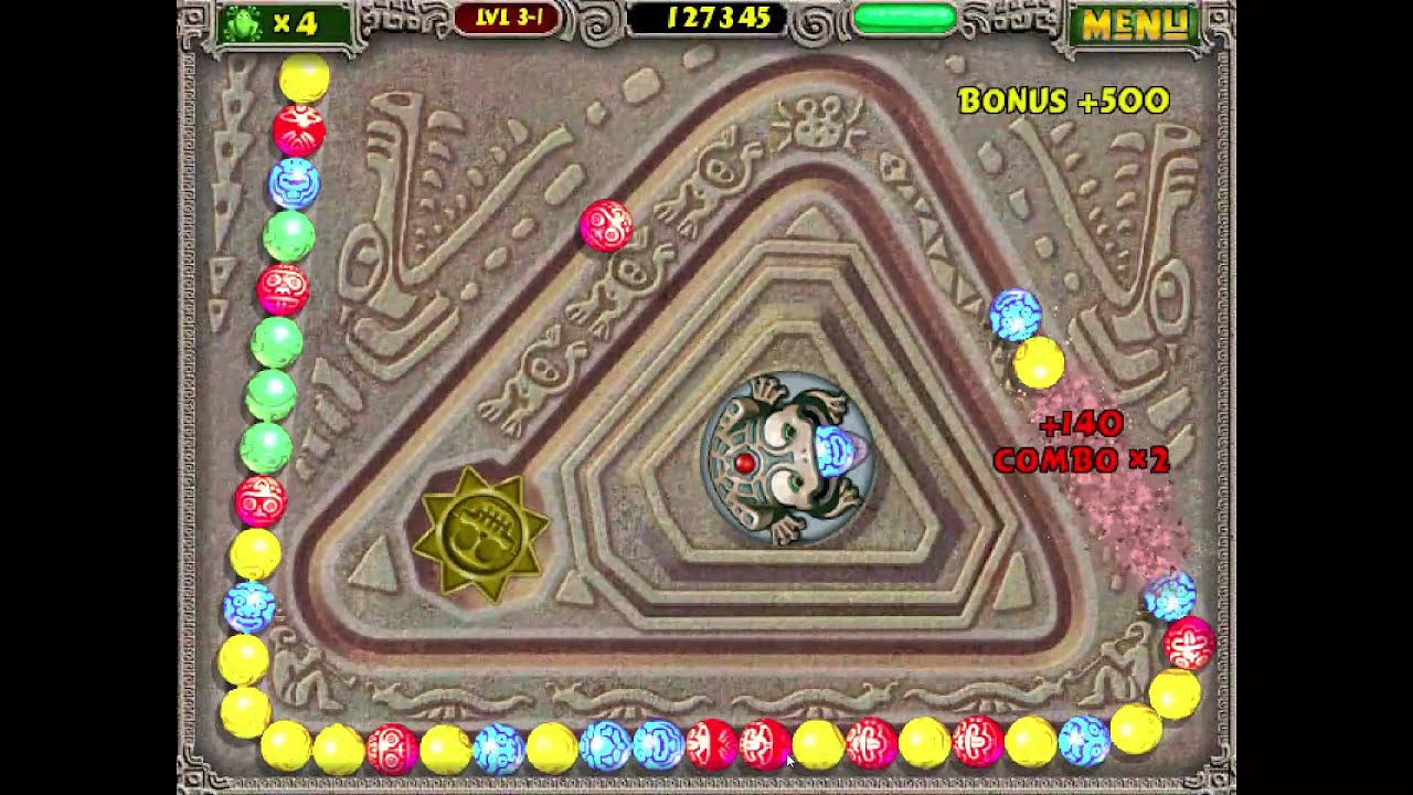 Zuma Deluxe - Level 3 - 1 - YouTube