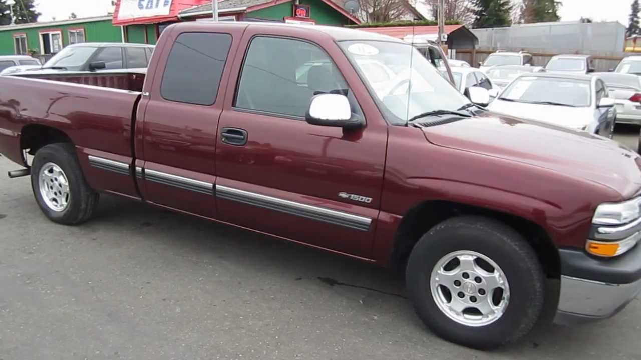 2002 Chevrolet Silverado 1500, red - Stock# L237391 - Walk around - YouTube