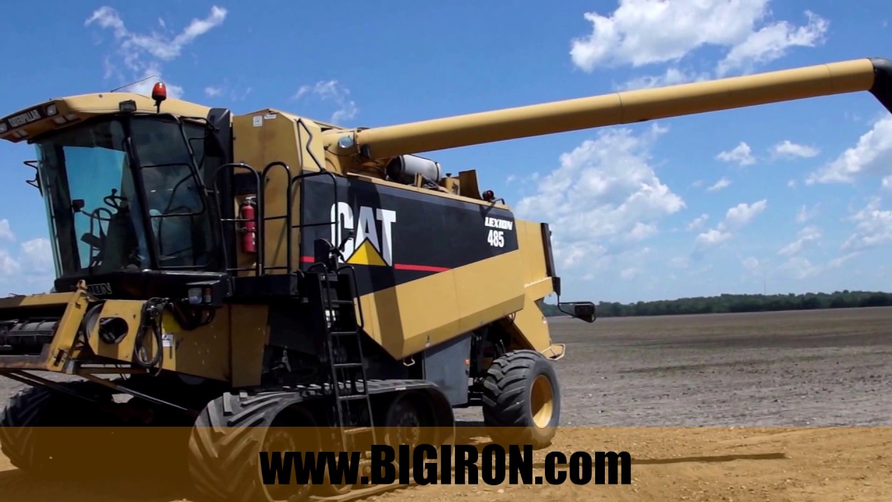 BIGIRON.com ONLINE AUCTION 7-26-2017: 1998 CAT/Claas Lexion 485 Tracked ...