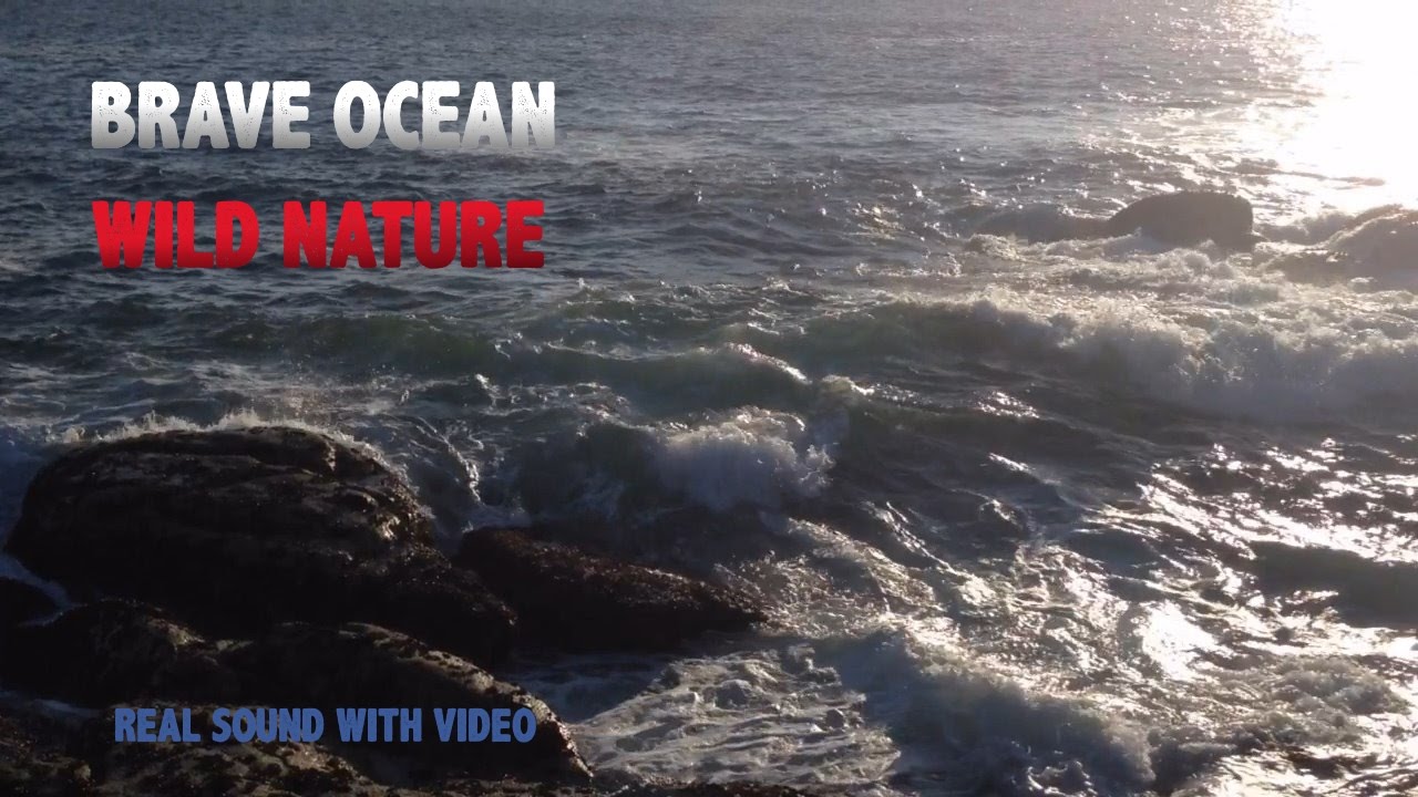 Brave Ocean | Atlantic Ocean Waves Sounds! - YouTube