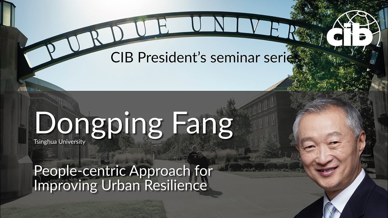 People-centric Approach for Improving Urban Resilience - Dongping Fang ...