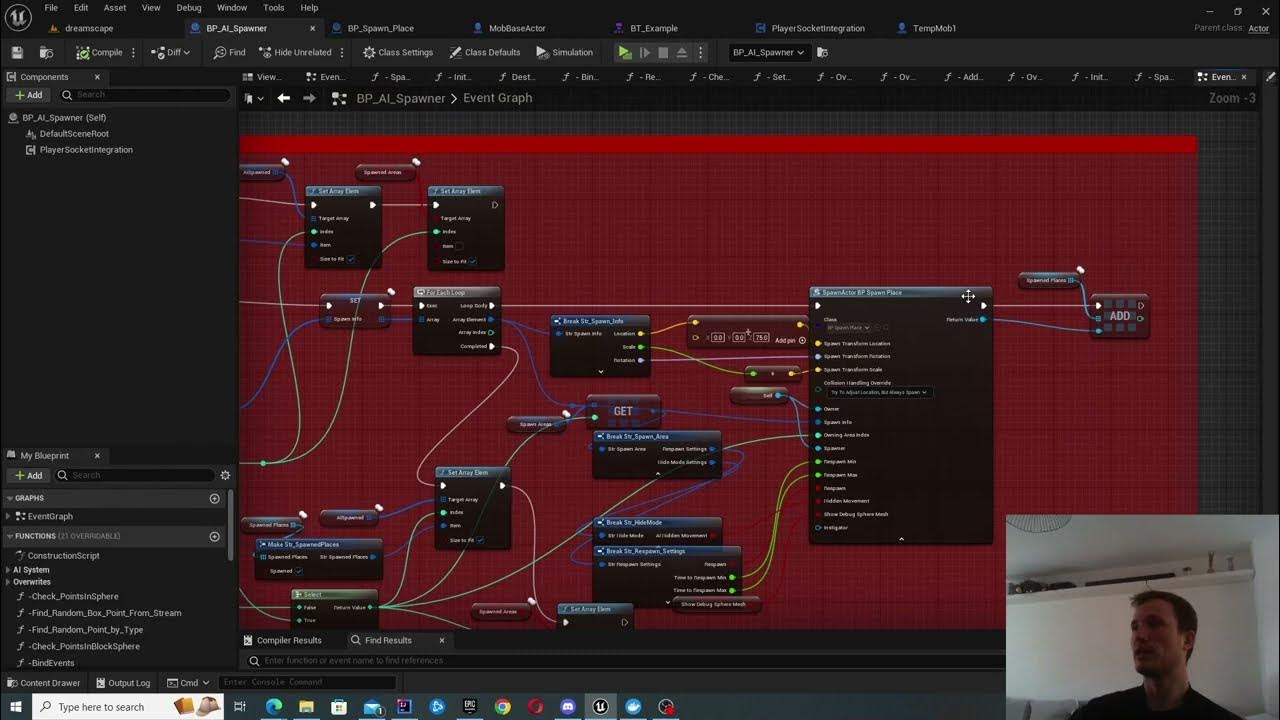 Devlog 43: Spawn and control mobs in UE connected with a custom MMO server - YouTube