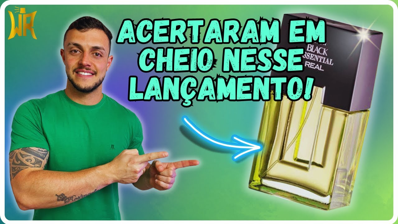 CONHECENDO O NOVO BLACK ESSENTIAL REAL DA AVON! - YouTube