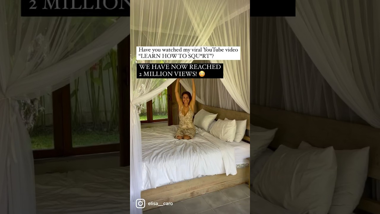 We have now reached 2 MILLION VIEWS!!! 😳 watch the video and⁣⁣⁣⁣ learn how to squ*rt!⁣⁣ #shorts ...