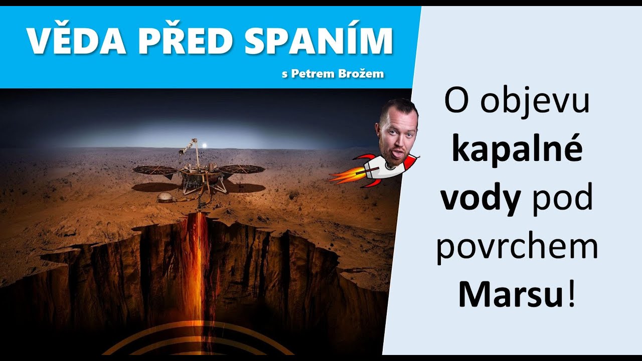 O objevu kapalné vody pod povrchem Marsu - YouTube