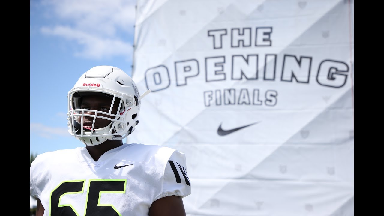 The Opening Finals - OL vs DL 1 on 1's - YouTube