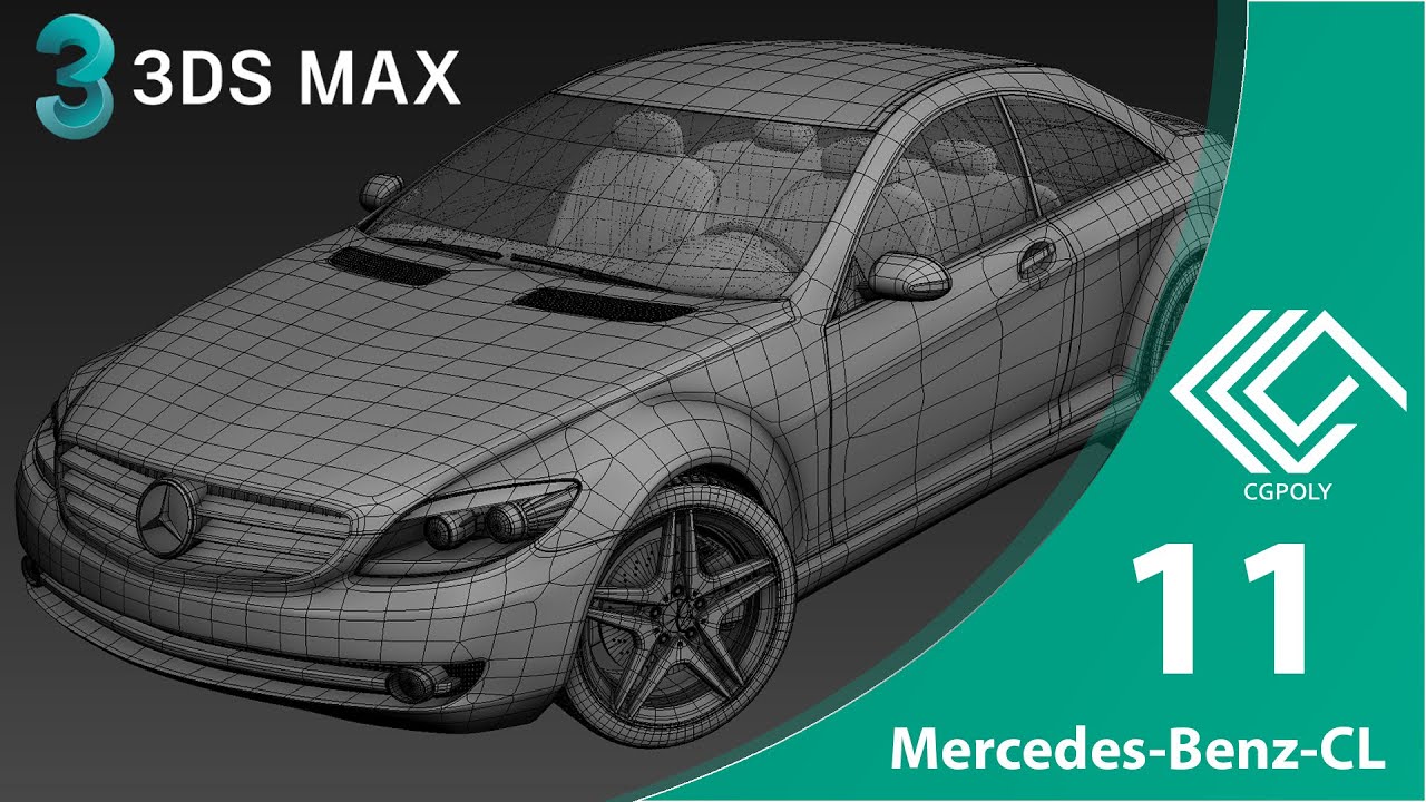 Car Modeling in 3DS Max Part 11 - YouTube