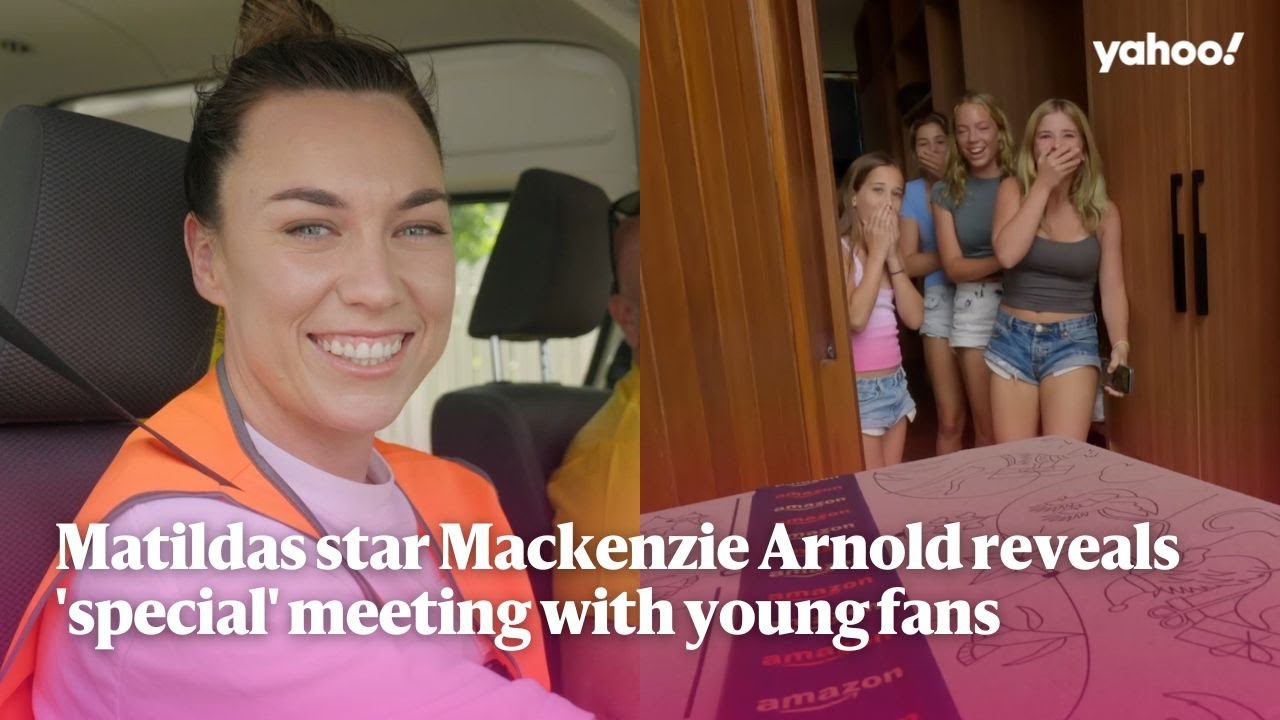 Matildas star Mackenzie Arnold reveals 'special' meeting with young ...