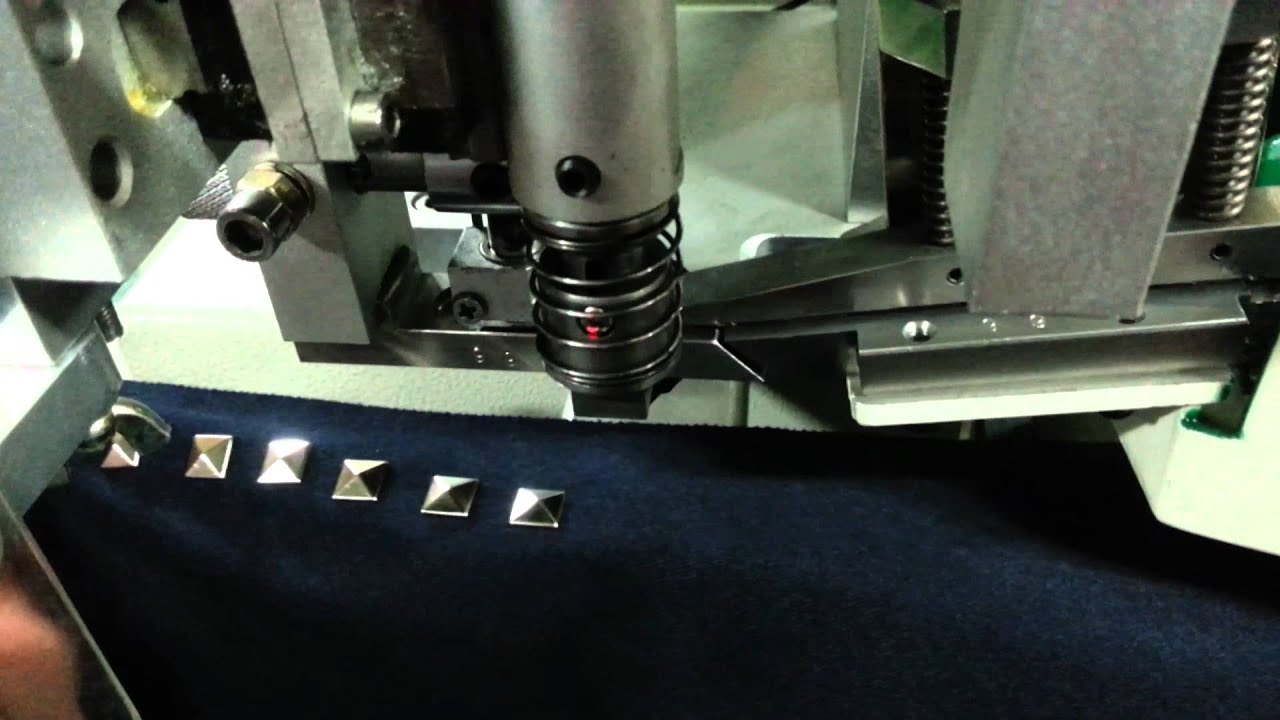 Automatic Nailhead Setting machine_SM705-M - YouTube