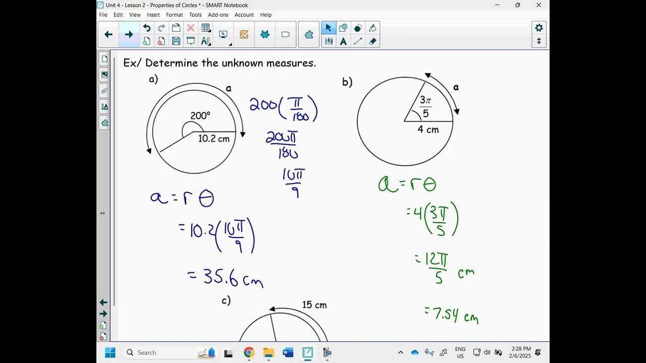 Unit 4 - Lesson 2 - Properties of Circles - YouTube