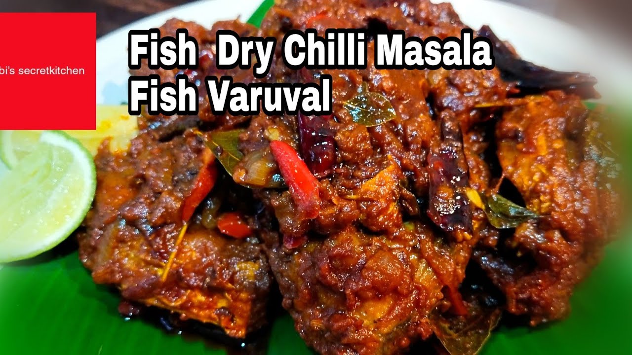 Fish Dry Chilli Masala | Fish Varuval - YouTube