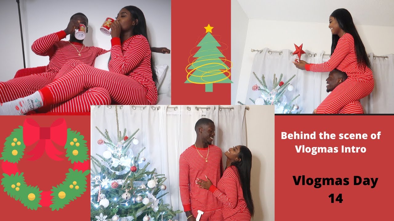 VLOGMAS INTRO REVEAL , FINALLY + Behind the Scene footage | Vlogmas Day ...