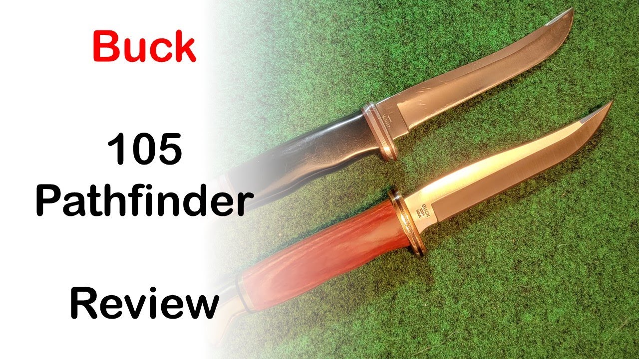 Review of the Buck 105 Pathfinder Fixed Blade Knife #buck - YouTube