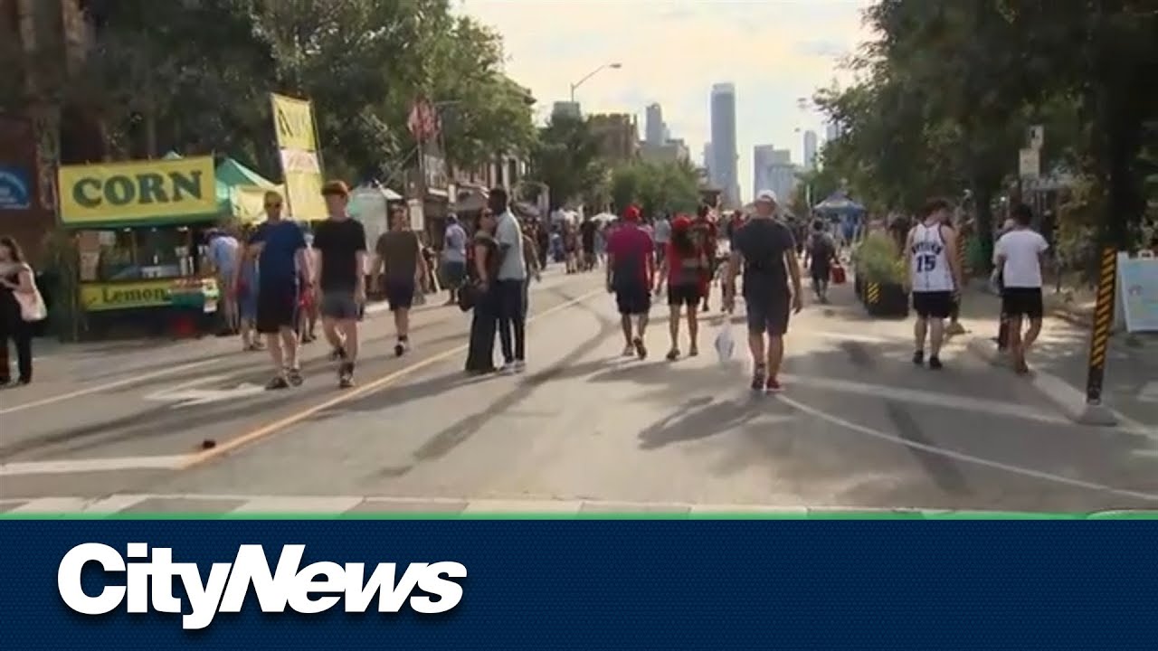 Taste of the Danforth officially kicks off after 4-year hiatus - YouTube